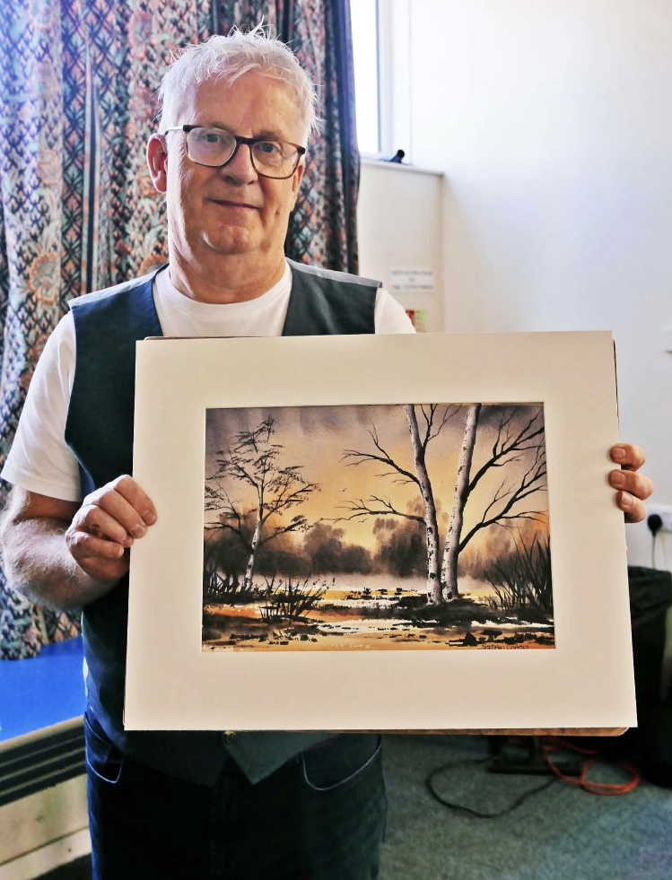 Stephen COATES – Misty Woodland Scene in Watercolour Demonstration ...