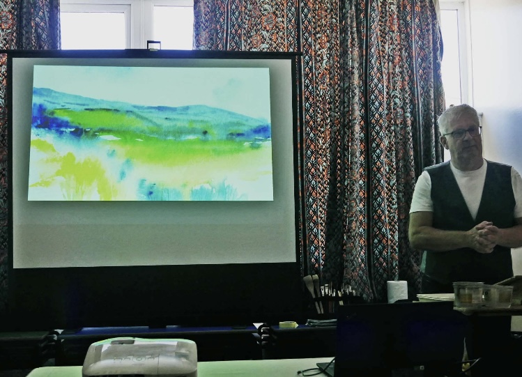 Stephen COATES – Misty Woodland Scene in Watercolour Demonstration ...